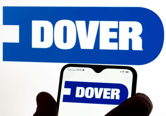 This Photo Illustration Dover Corporation Logo Editorial Stock Photo ...