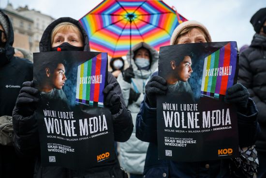 Protesters Wearing Face Masks Hold Placards Editorial Stock Photo ...