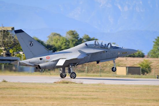Alenia Aermacchi T346a Experimental Flight Department Editorial Stock ...