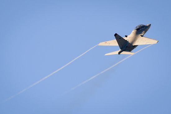 Alenia Aermacchi T346a Experimental Flight Department Editorial Stock ...