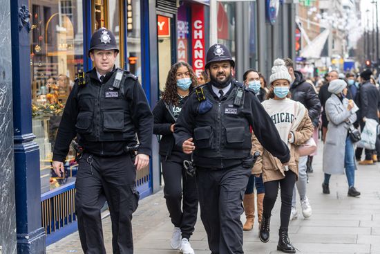 Shoppers Packed Oxford Street London Only Editorial Stock Photo - Stock ...