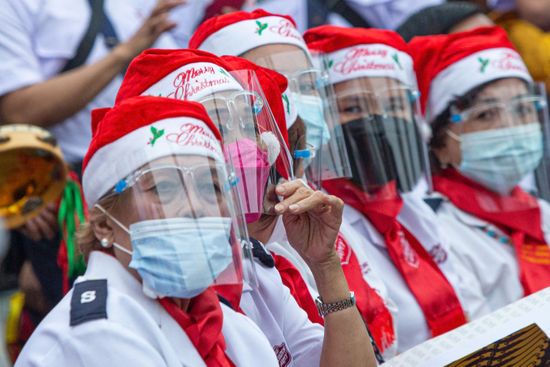 Members Choir Wearing Masks Face Shields Editorial Stock Photo - Stock ...