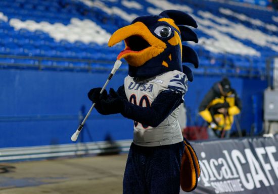 Utsa Roadrunners Mascot Plays Baton During Editorial Stock Photo ...