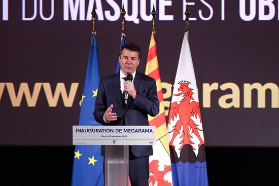 Inauguration Cinema Megarama Saintjeandangely Christian Estrosi ...