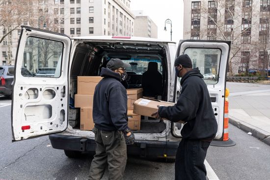 Boxes Belonging Christian Everdell Defense Attorney Editorial Stock ...
