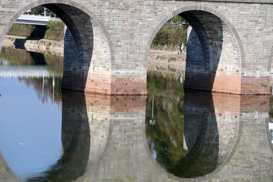 Photo Shows Repaired Zhenhai Bridge Tunxi Editorial Stock Photo - Stock ...