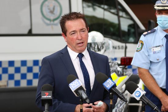 Minister Police Joined Nsw Police Force Editorial Stock Photo - Stock ...