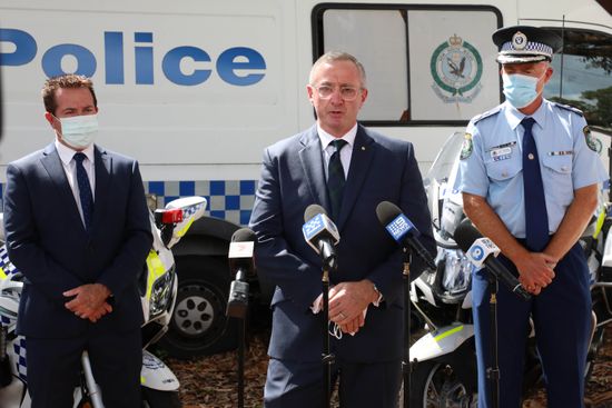 Minister Police Joined Nsw Police Force Editorial Stock Photo - Stock ...
