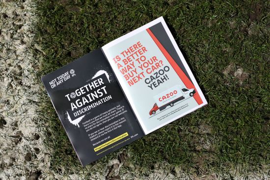 Cazoo Advert Insider Match Day Advert Editorial Stock Photo - Stock ...