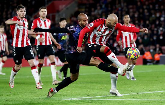 Lucas Moura Tottenham Hotspur Nathan Redmond Editorial Stock Photo ...