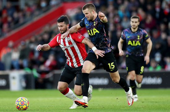 Shane Long Southampton Eric Dier Tottenham Editorial Stock Photo ...