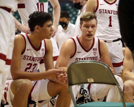 Stanford Cardinal Forward Brandon Angel 23 Editorial Stock Photo ...
