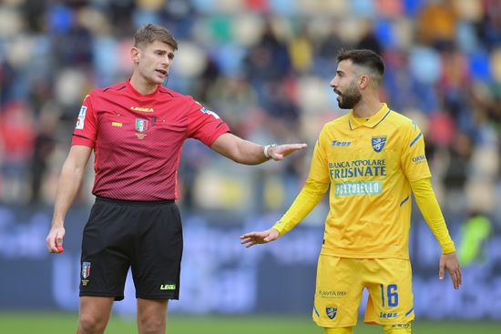 Referee Match Francesco Cosso Luca Garritano Editorial Stock Photo ...