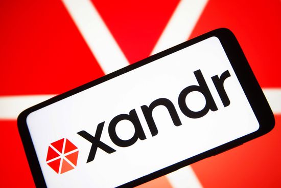This Photo Illustration Xandr Inc Logo Editorial Stock Photo - Stock ...