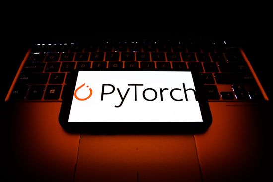 Pytorch Logo Displayed On Phone Screen Editorial Stock Photo - Stock ...