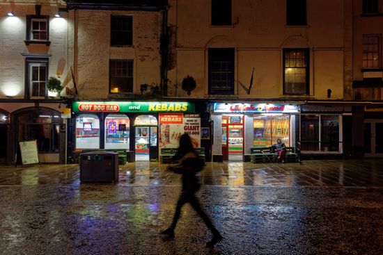 Wind Street Which Usually Very Busy Editorial Stock Photo - Stock Image ...