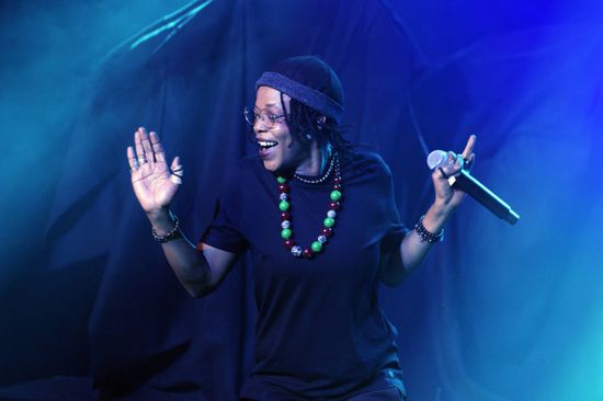 Malian Rapper Ami Yerewolo Concert Festivity Editorial Stock Photo ...