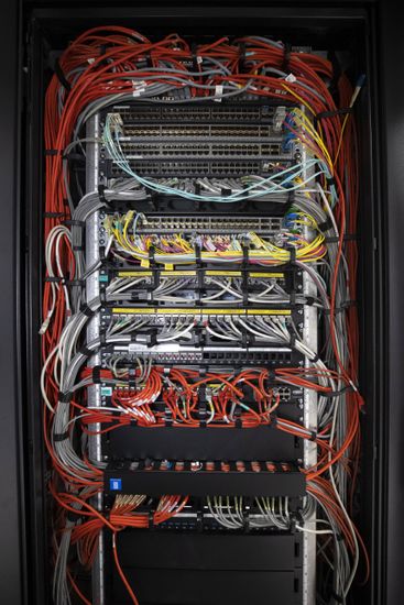 Connections Back Server Bay Equipped Ssd Editorial Stock Photo - Stock ...