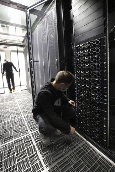 Room Server Bay Equipped Ssd Disk Editorial Stock Photo - Stock Image ...