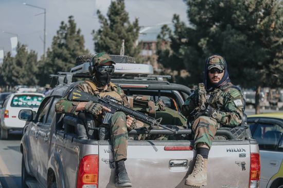 Taliban Patrol Kabul Afghanistan On November Editorial Stock Photo ...