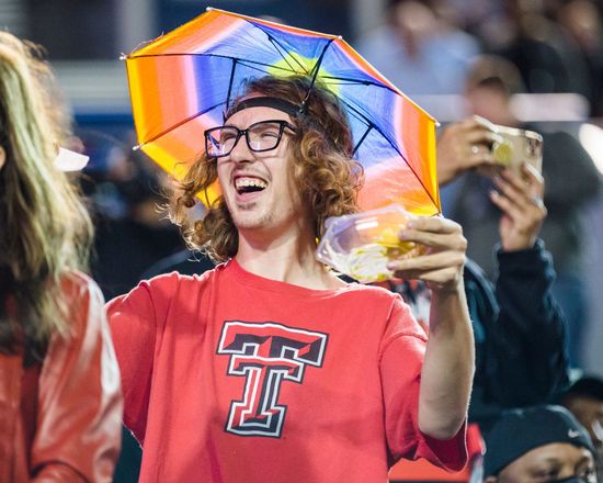 Texas Tech Red Raiders Fan Cheers Editorial Stock Photo - Stock Image ...