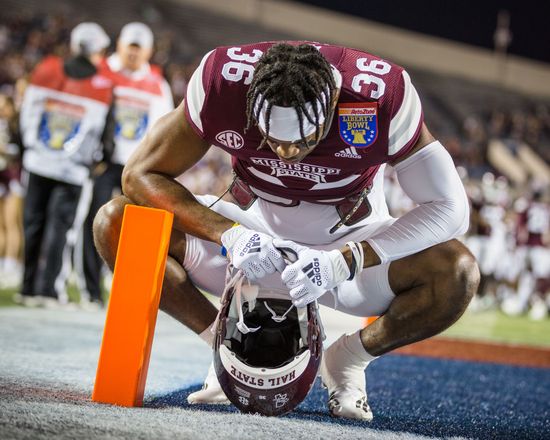 Mississippi State Bulldogs Safety Jay Jimison Editorial Stock Photo ...