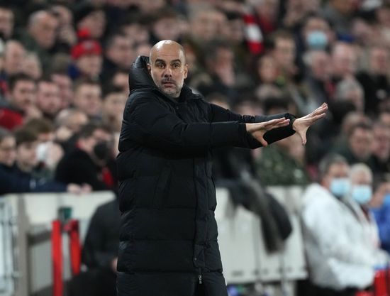 Pep Guardiola Manager Manchester City Editorial Stock Photo - Stock ...