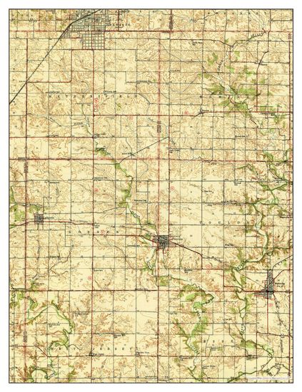 Usa Timeless Maps Kewanee Illinois Map Editorial Stock Photo - Stock ...