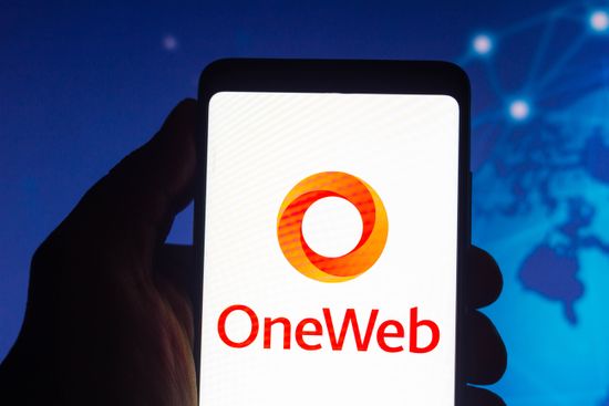 This Photo Illustration Oneweb Logo Seen Editorial Stock Photo - Stock ...