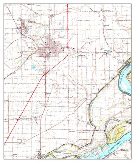 Usa Timeless Maps Blytheville Arkansas Map Editorial Stock Photo ...