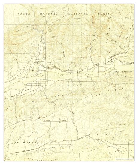 Usa Timeless Maps Piru California Map Editorial Stock Photo - Stock ...