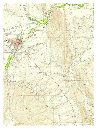 Usa Timeless Maps Lander Wyoming Map Editorial Stock Photo - Stock ...