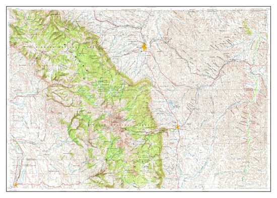 Usa Timeless Maps Sheridan Wyoming Map Editorial Stock Photo - Stock ...