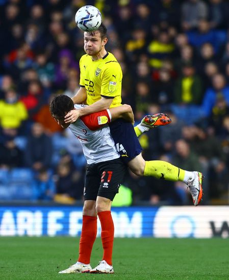 Jordan Thorniley Oxford United Gavin Whyte Editorial Stock Photo ...