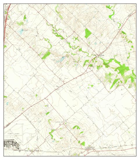 Usa Timeless Maps Uhland Texas Map Editorial Stock Photo - Stock Image ...