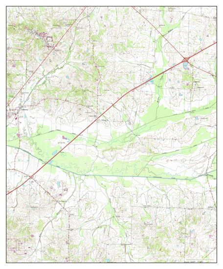Usa Timeless Maps Gallaway Tennessee Map Editorial Stock Photo - Stock ...