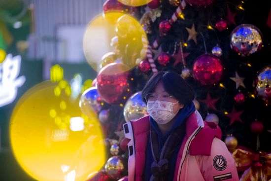 Woman Wearing Face Mask Walks Past Editorial Stock Photo - Stock Image ...