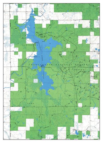 Usa Timeless Maps Lublin Nw Wisconsin Editorial Stock Photo - Stock ...