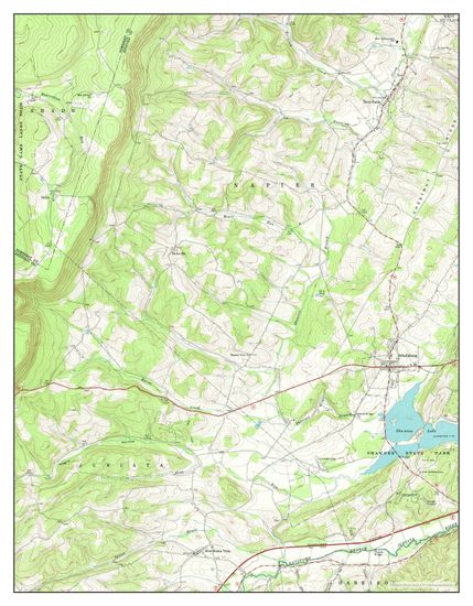 Usa Timeless Maps Schellsburg Pennsylvania Map Editorial Stock Photo ...