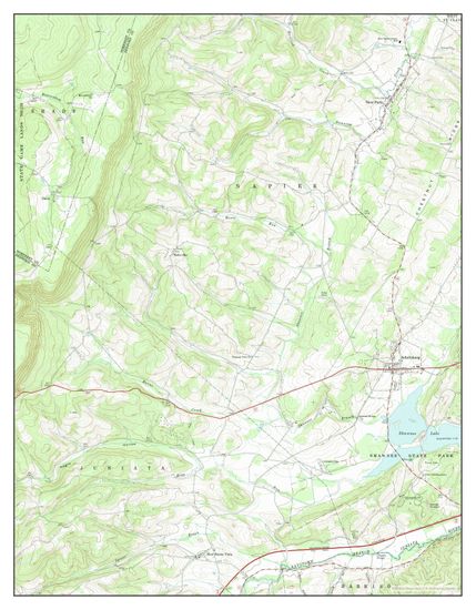 Usa Timeless Maps Schellsburg Pennsylvania Map Editorial Stock Photo ...