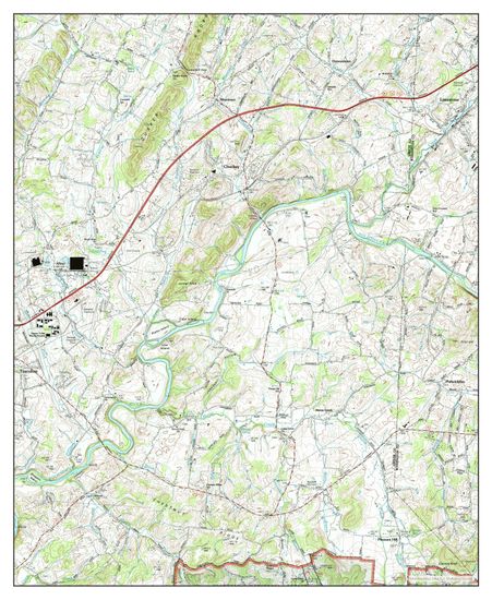 Usa Timeless Maps Chuckey Tennessee Map Editorial Stock Photo - Stock ...
