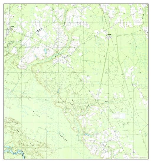 Usa Timeless Maps Pineland South Carolina Editorial Stock Photo - Stock ...
