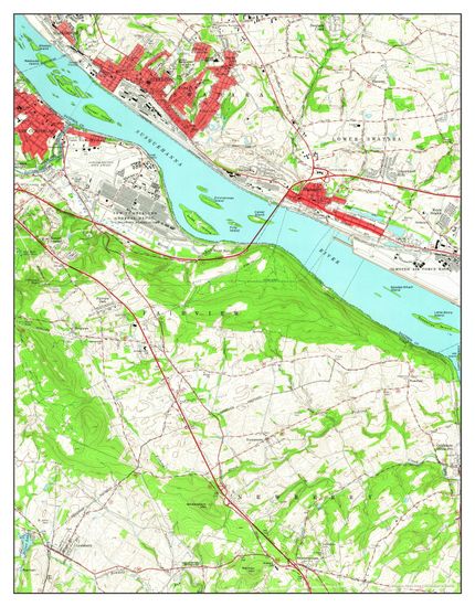 Usa Timeless Maps Steelton Pennsylvania Map Editorial Stock Photo ...