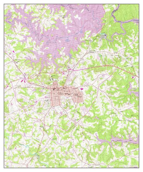 Usa Timeless Maps Seneca South Carolina Editorial Stock Photo - Stock ...