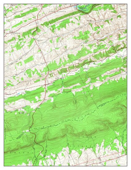 Usa Timeless Maps Friedensburg Pennsylvania Map Editorial Stock Photo ...
