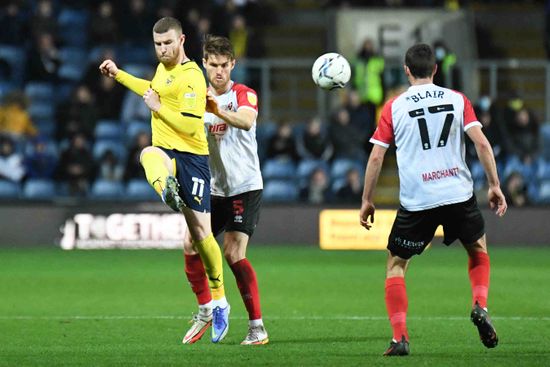 Oxford United Forward Sam Winnall 11 Editorial Stock Photo - Stock ...
