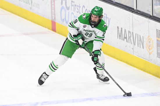 North Dakota Fighting Hawks Forward Jackson Editorial Stock Photo ...