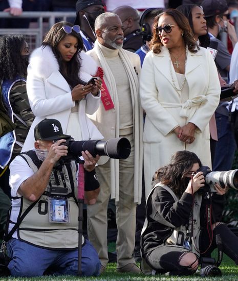 Levar Burton Daughter Mica Burton Wife Editorial Stock Photo - Stock ...
