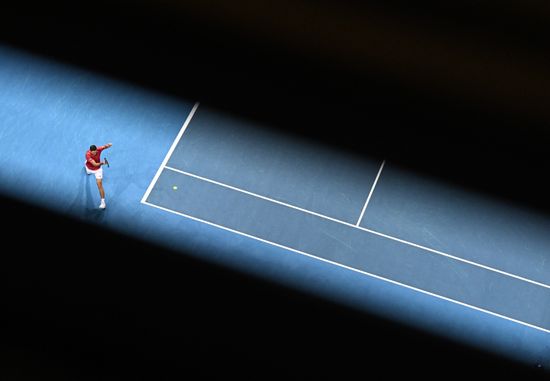 Hubert Hurkacz Team Poland Action During Editorial Stock Photo - Stock ...