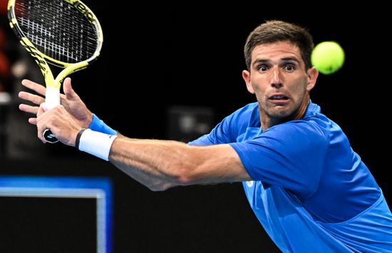 Frederico Delbonis Team Argentina Action During Editorial Stock Photo ...